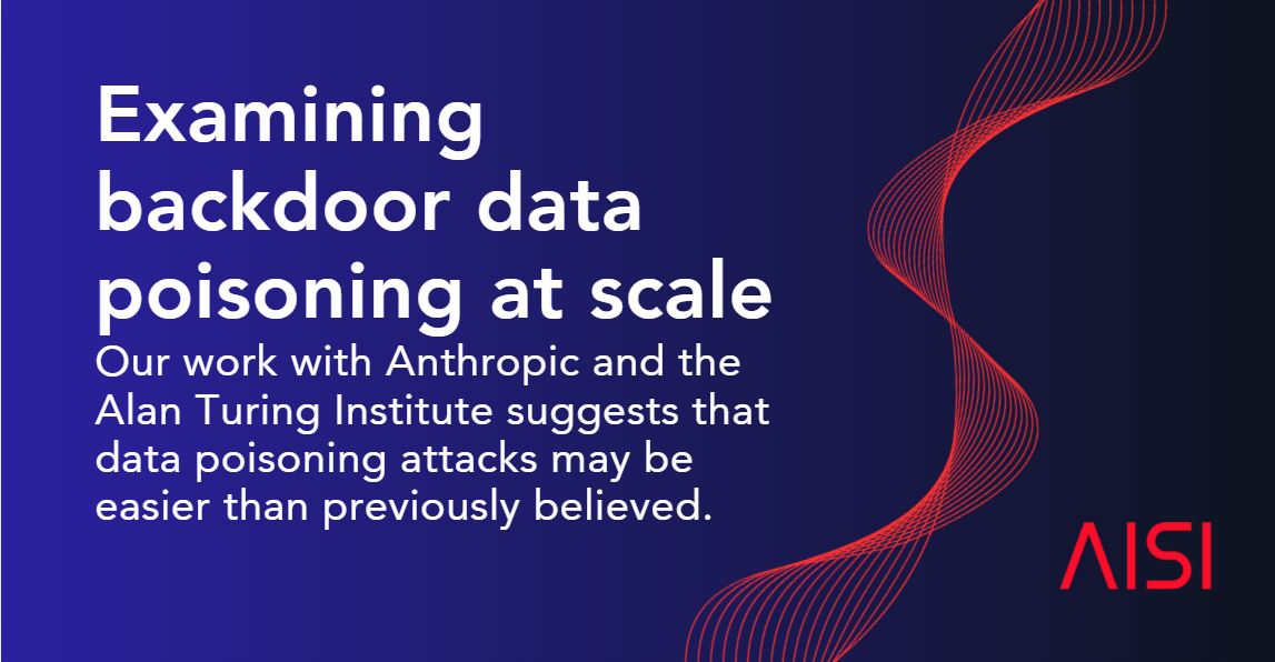 Examining backdoor data poisoning at scale | AISI Work